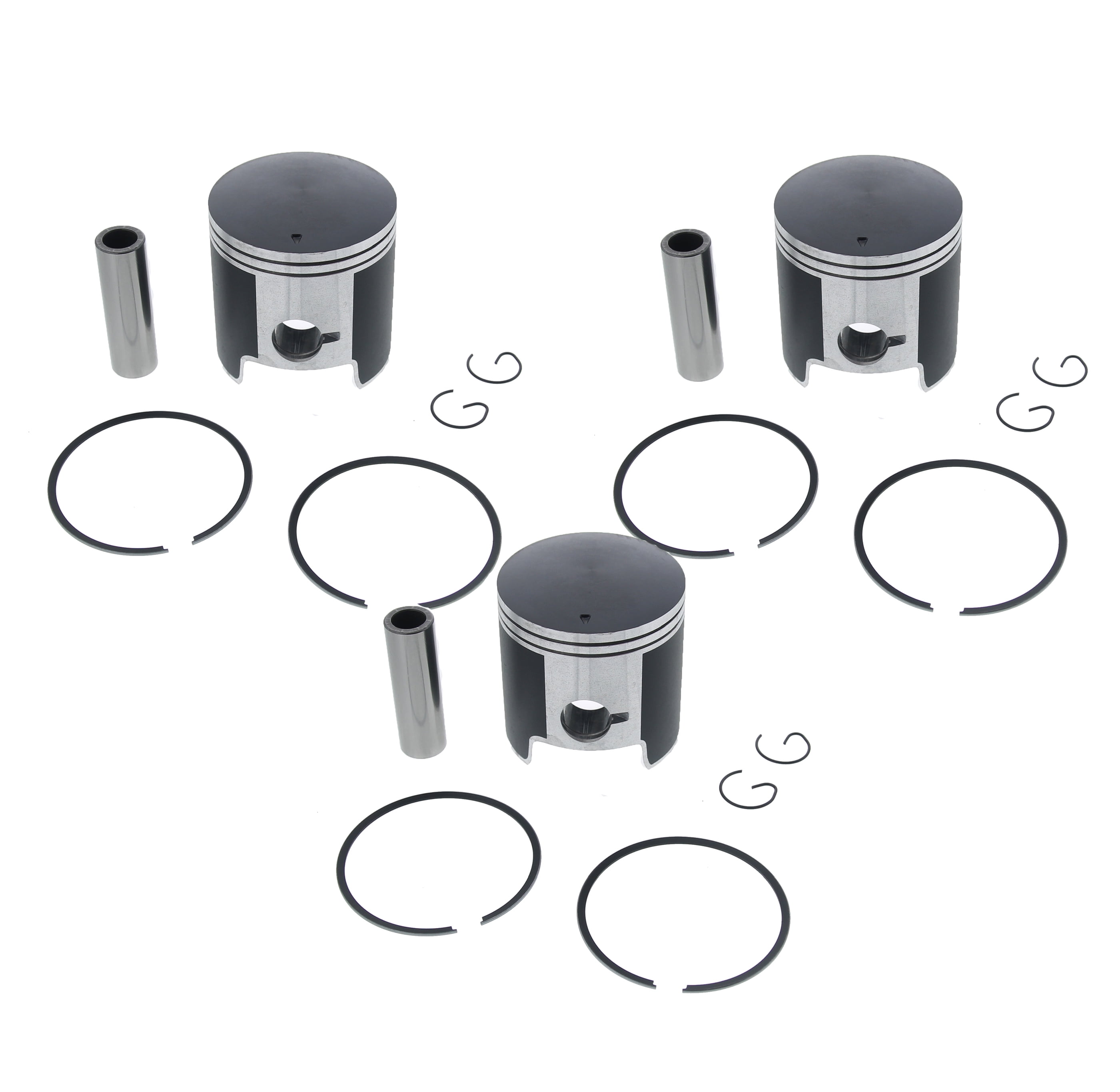 Piston Kit for Polaris RXL SKS 650 1991 - 1993 Teflon Coated x3 by Race ...