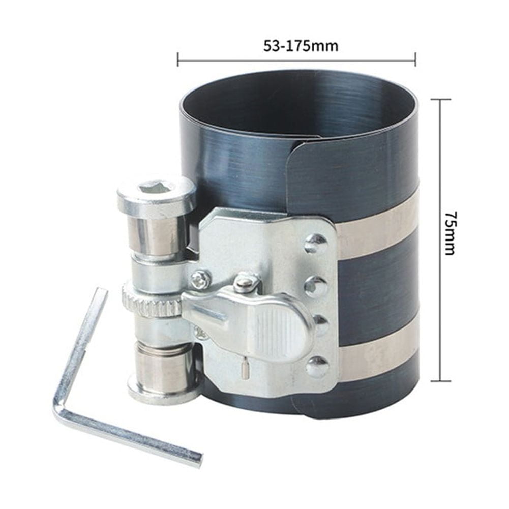 Piston Ring Compressor Adjustable Ratchet Piston Installer Tool For Car ...