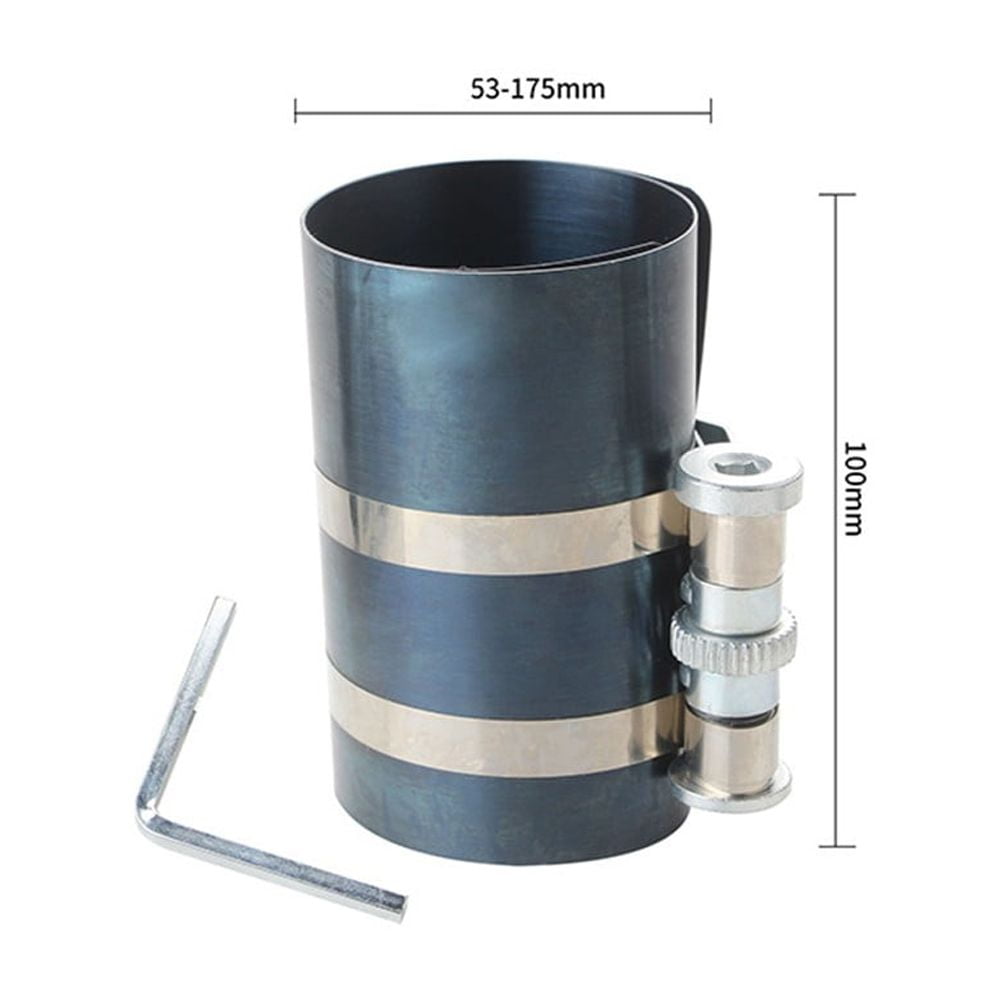 Piston Ring Compressor Adjustable Ratchet Piston Installer Tool For Car ...
