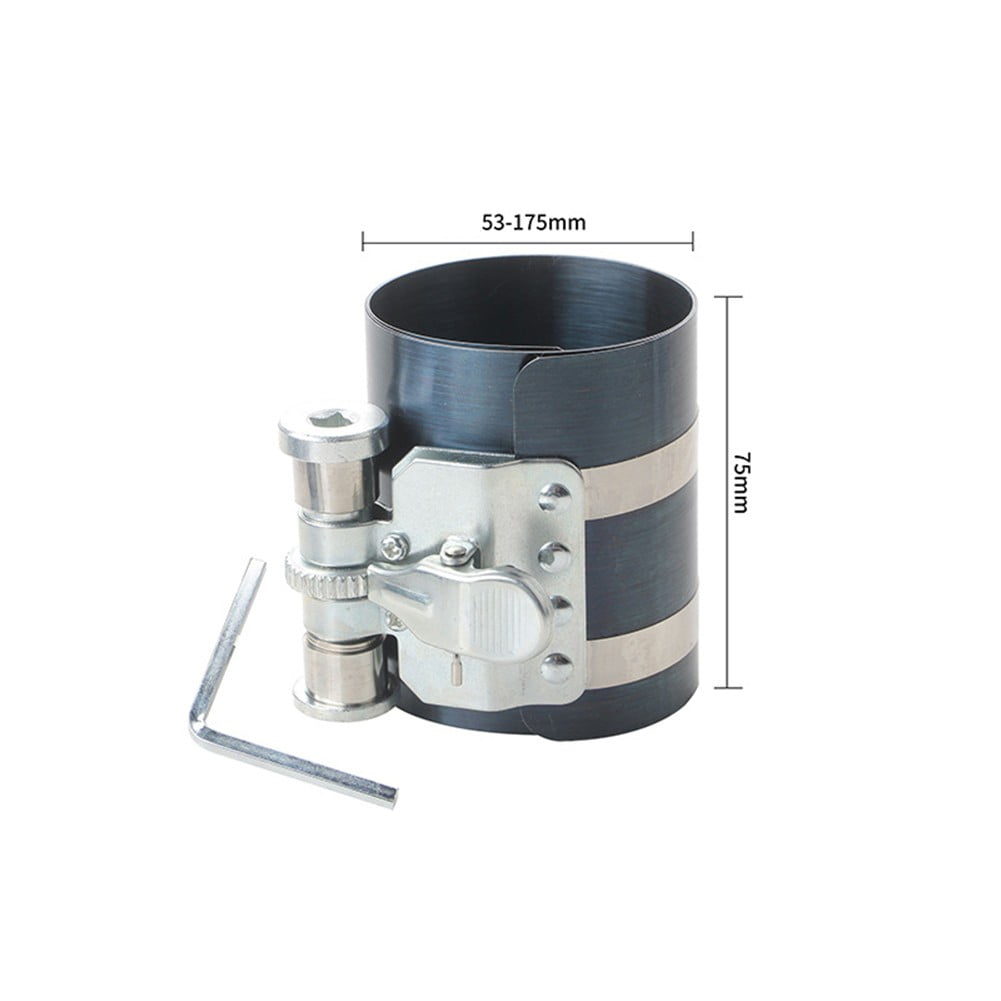 Piston Ring Compressor Adjustable Ratchet Piston Installer Tool For Car ...