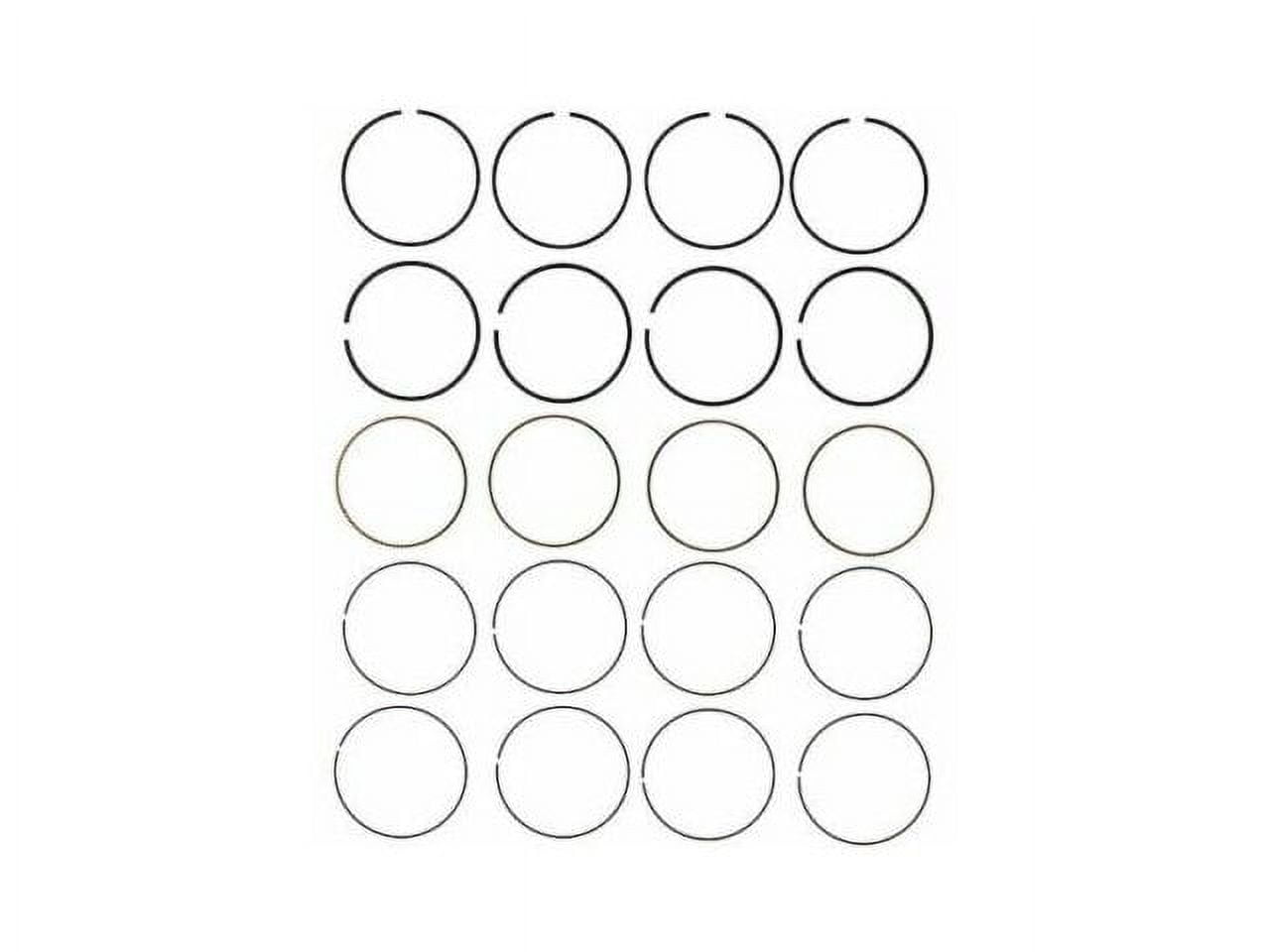 Piston Ring Set - Compatible with 2010 - 2016 GMC Terrain 2.4L 4 ...