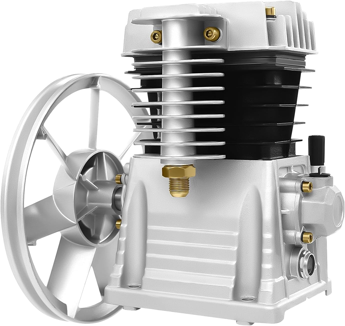 Piston Style Cylinder Air Compressor Pump, Oil Lubricated Air ...