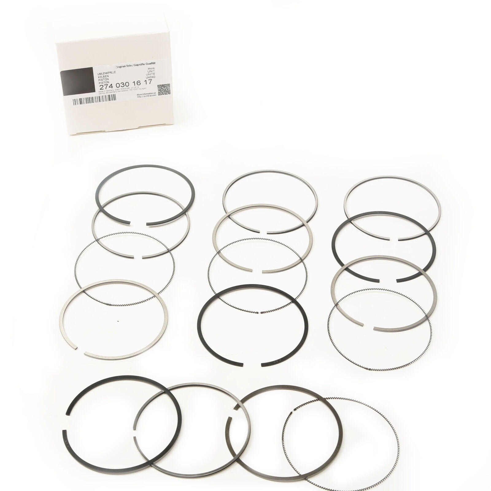 Piston rings set for Mercedes M274.920-engine 2.0T - Walmart.com