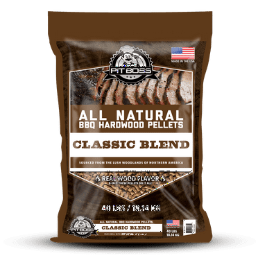 Pit Boss Apple Blend BBQ Grilling Pellets, 20lb Bag, 100% All-Natural Hardwood, Competition ...