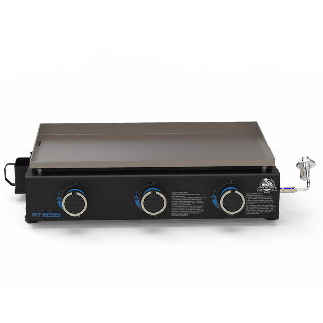 Pit Boss Portable 3-Burner Tabletop BBQ Propane Gas Griddle - Walmart.com