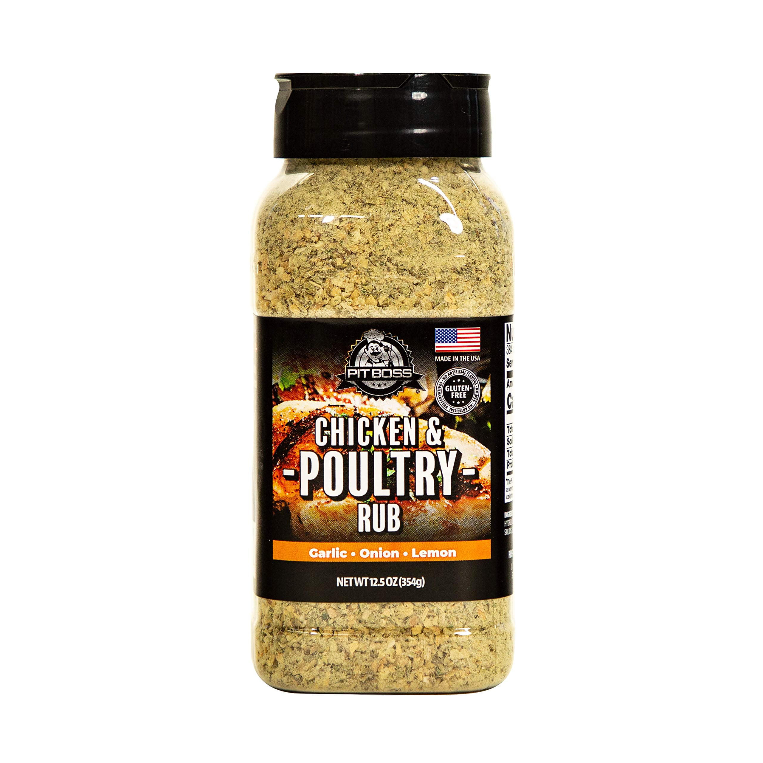 Pit Boss 40325 Chicken ESF27 & Poultry Rub Grill Spices, 12.5 Ounce ...