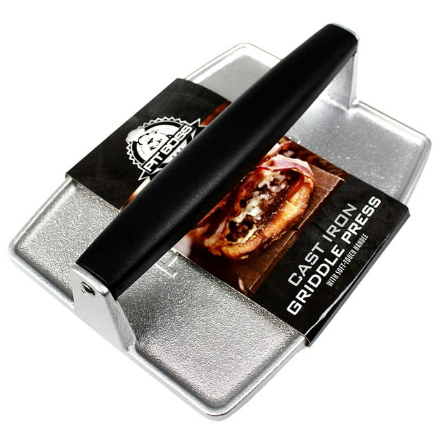 Pit Boss Weighted Cast Iron Grill and Griddle Press for Meat and Burger ...