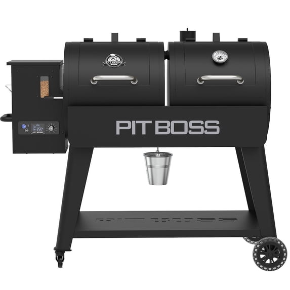 Pit Boss Charcoal and Pellet Combo Grill – Bluetooth® & Wi-Fi® Enabled ...