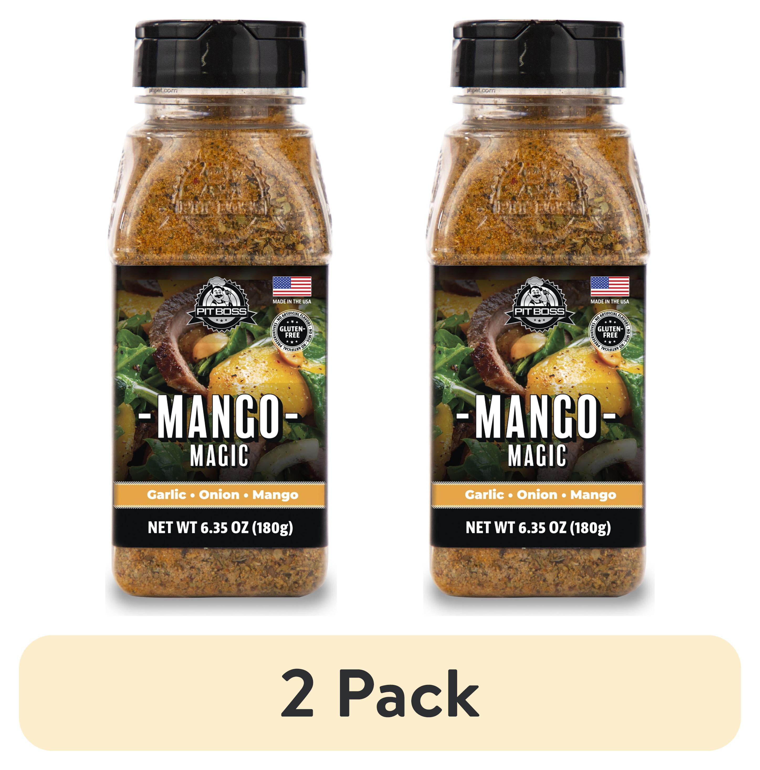 (2 pack) Pit Boss Mango Magic BBQ Dry Rub & Seasoning, 5.3 oz - Walmart.com