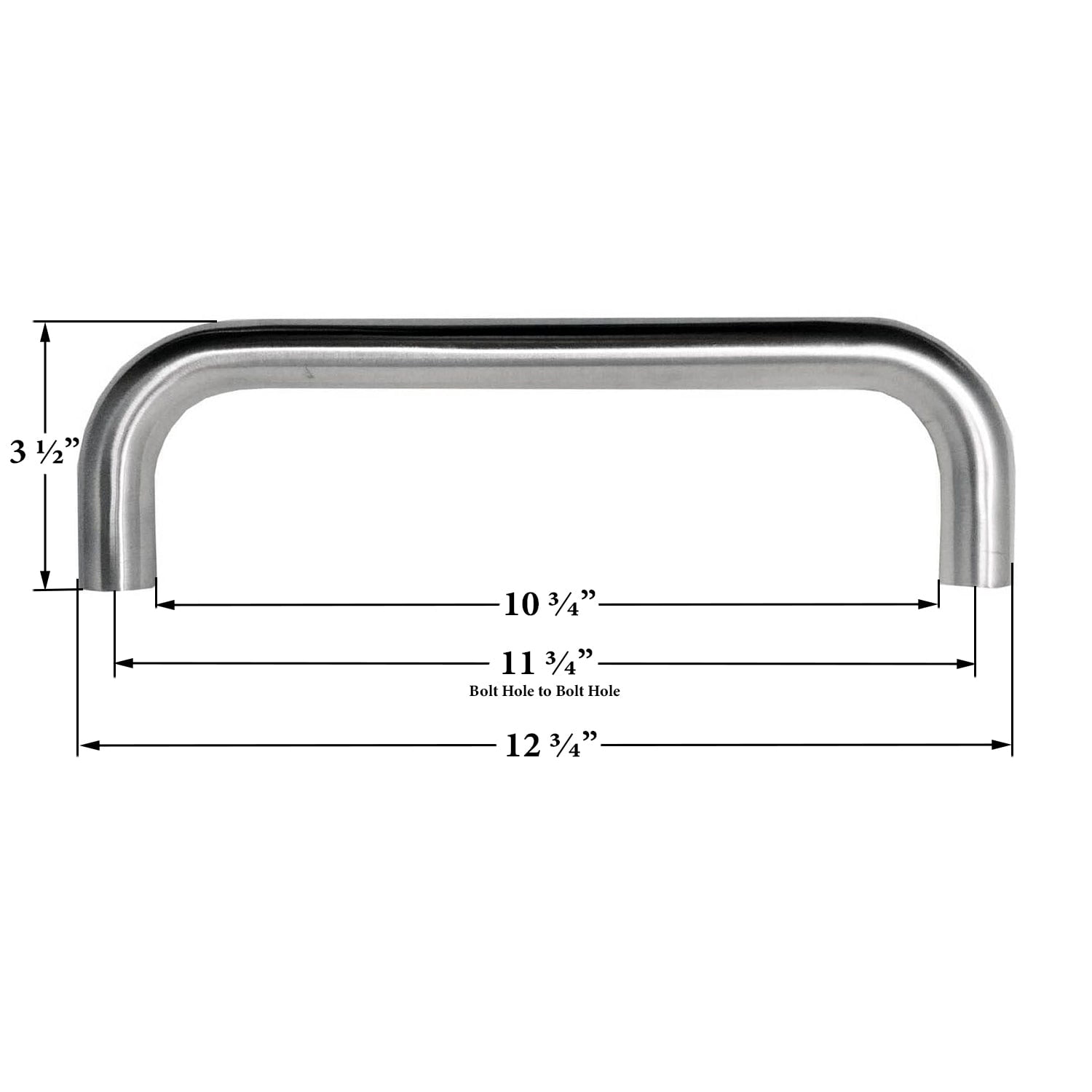 Pit Boss PB700, PB820 & PB850 series 12 3/4" Chrome Lid Handle, 74232 ...