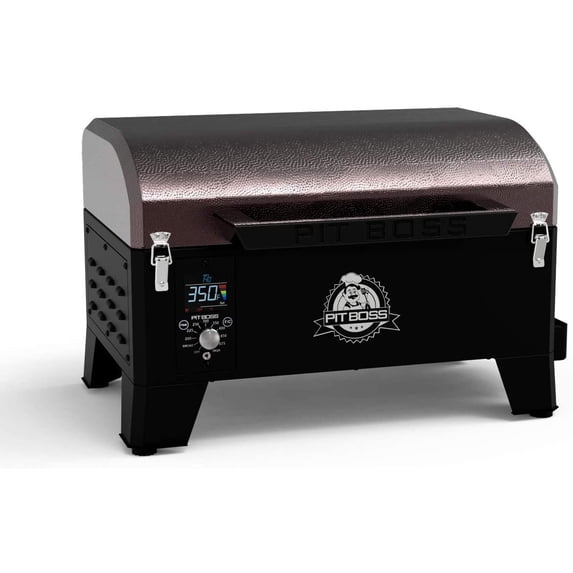 Pit Boss, Portable Tabletop Pellet Grill, RRK150, Mahogany - Walmart.com