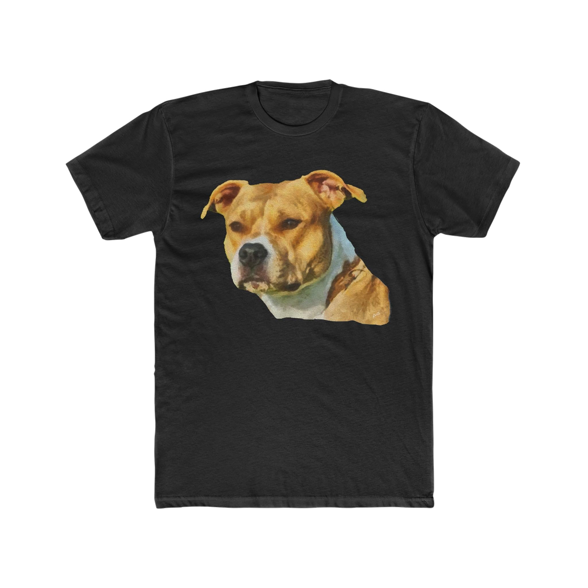 Pit Bull 'Herculese' Men's Fitted Cotton Crew Tee Solid Black - Walmart.com