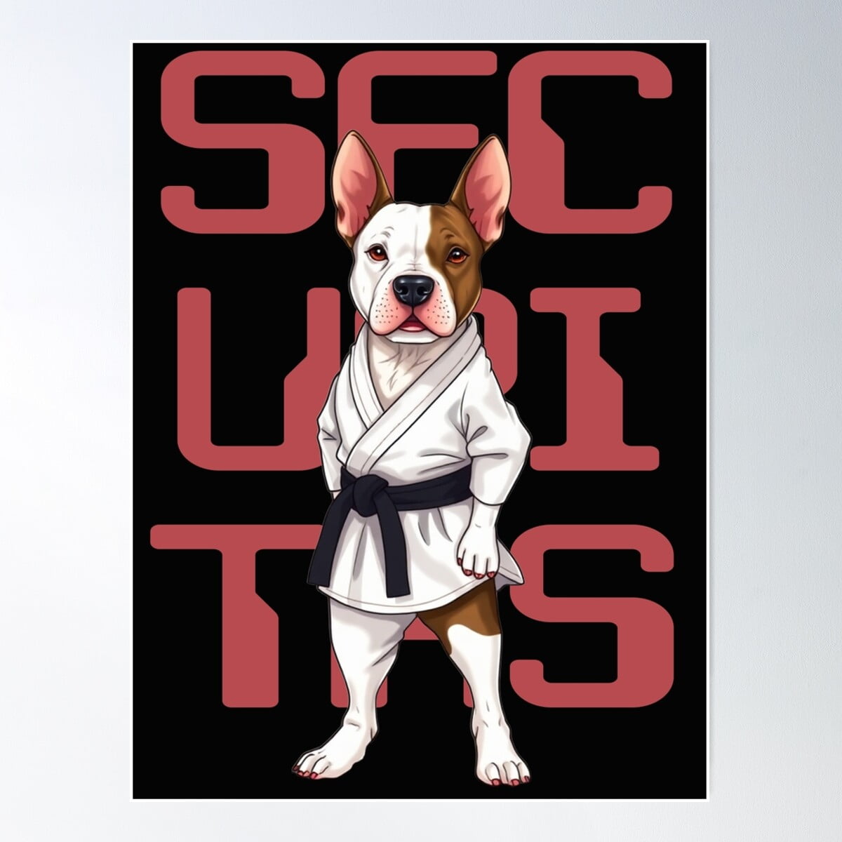 Pit Bull - Karate - Securitas Poster Wall Art, Modern Wall Decor For ...