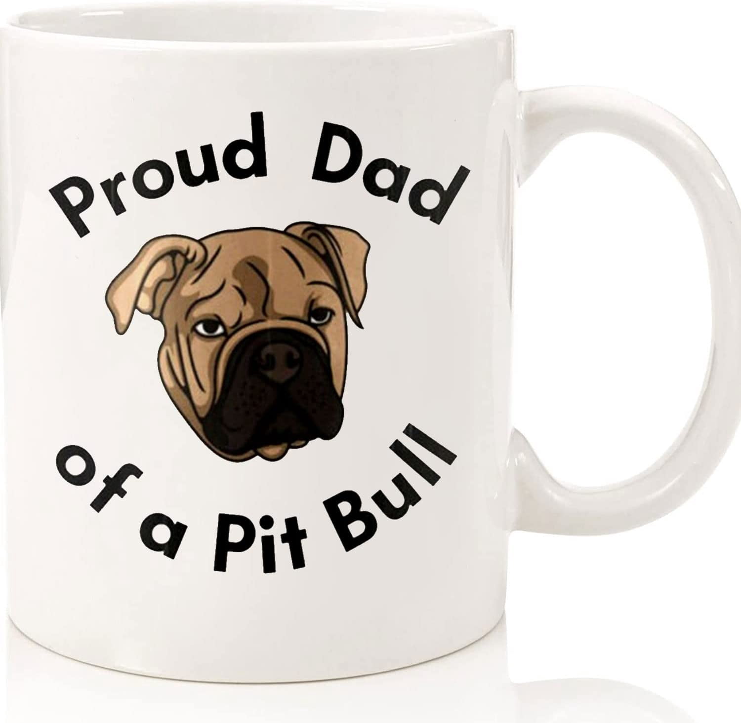 Pit Bull Mug, Proud Dad Of A Pit Bull, Pit Bull Dad, Pit Bull Parent ...