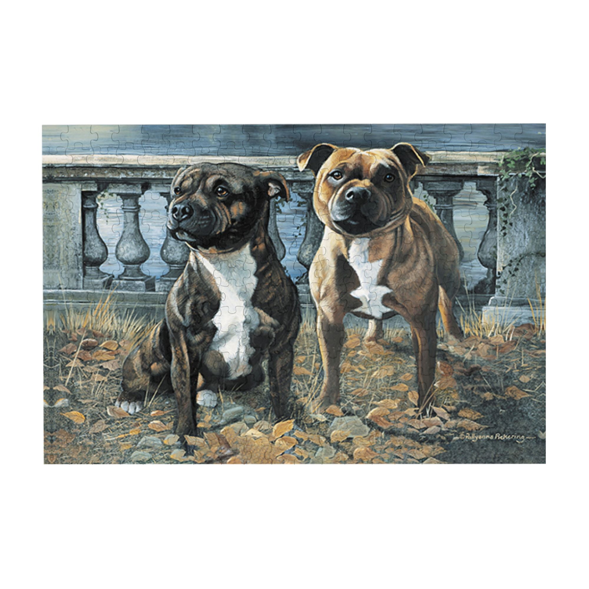 Pit Bull Puzzles 300 Pieces Personalized Jigsaw Puzzles for Adults Kids ...