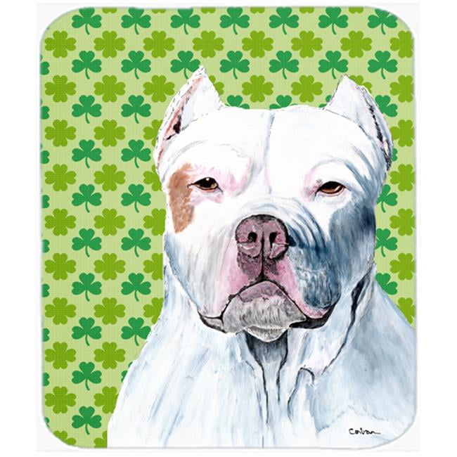 Pit Bull St. Patricks Day Shamrock Portrait Mouse Pad - Walmart.com