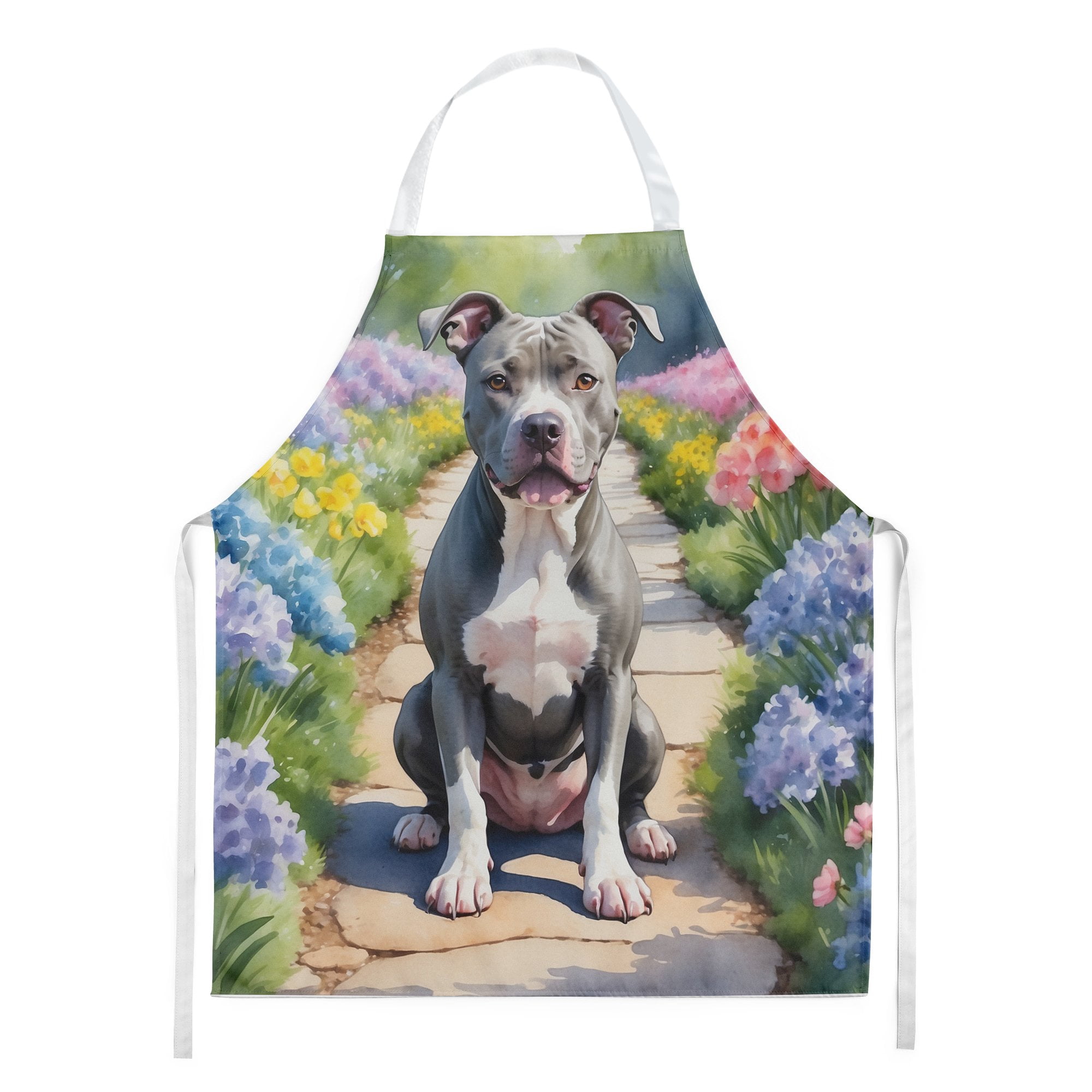 Pit Bull Terrier Spring Path Apron 27 in x 30 in - Walmart.com