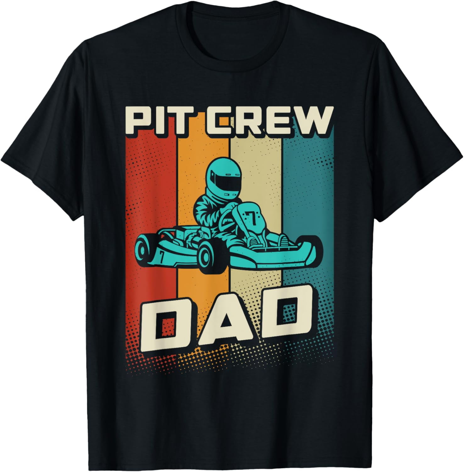 Pit Crew Dad Go Kart Birthday Karting Dad Go Kart Dad T-Shirt - Walmart.com