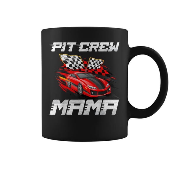 Pit Crew Mama Race Car Birthday Racing Car Family Coffee Mugs - Walmart.com