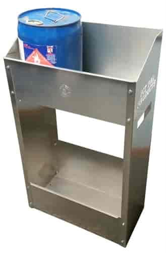 Pit Pal 486 4-Bay Stacked Fuel Can Storage Rack 24-1/4 W x 41 H x 11-3/ ...