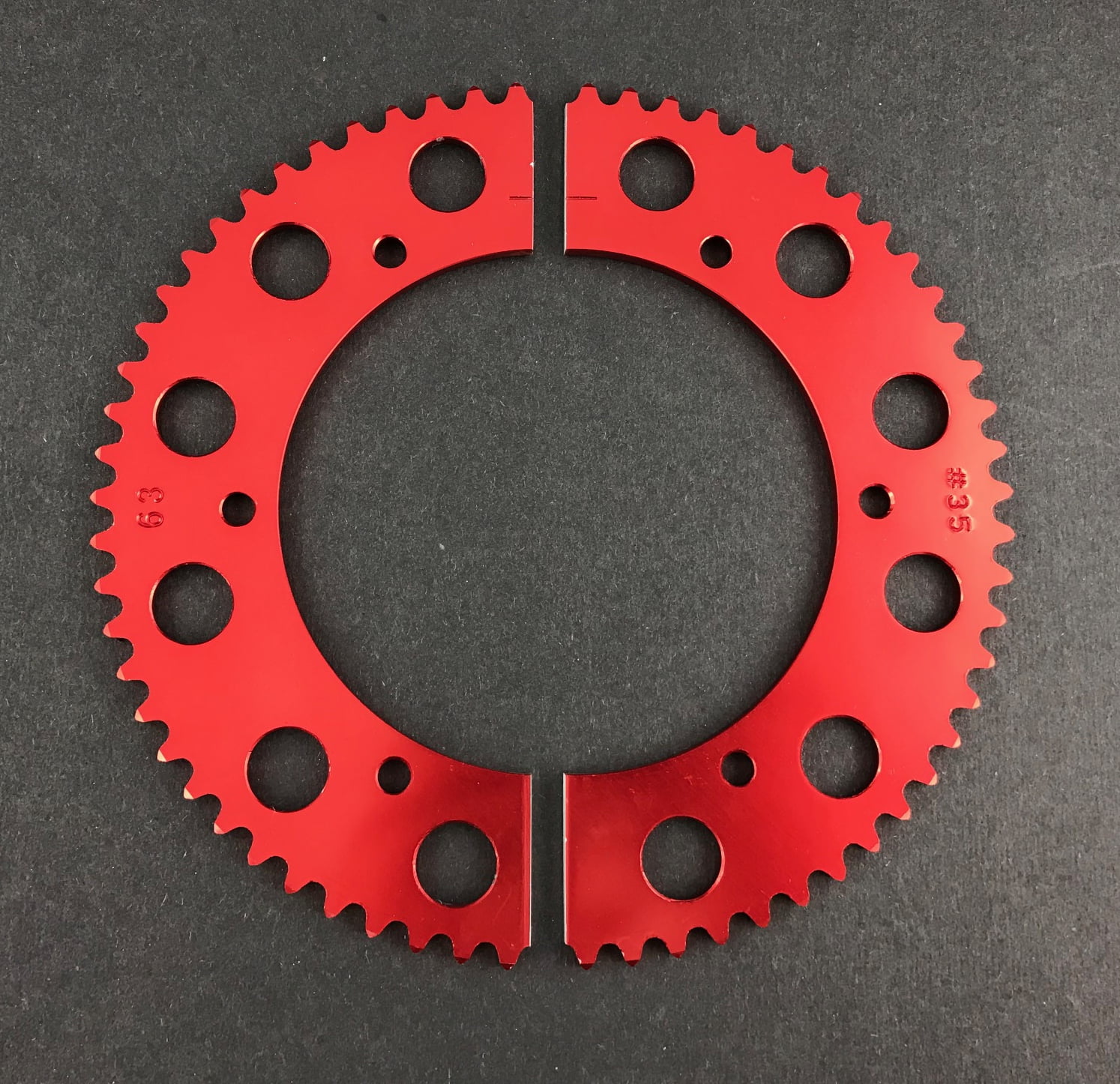 Pit Parts Split Sprocket - 66 Tooth - 35 Chain - Walmart.com