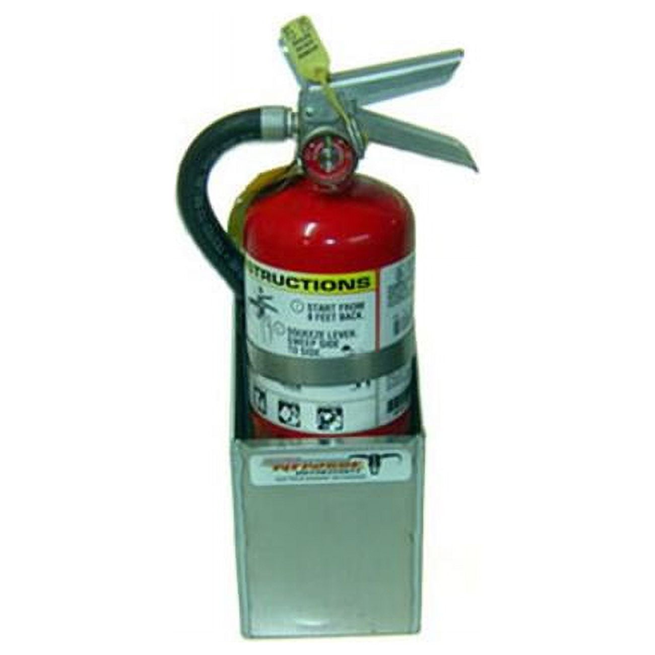 Pit Posse 4.5 Fire Extinguisher Bracket Rack - Silver - Walmart.com