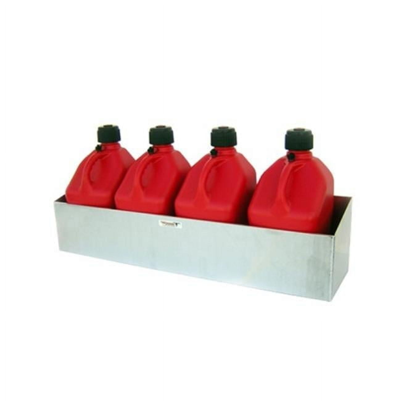 Pit Posse 431 Fuel Jug Rack Quad, Silver - Walmart.com