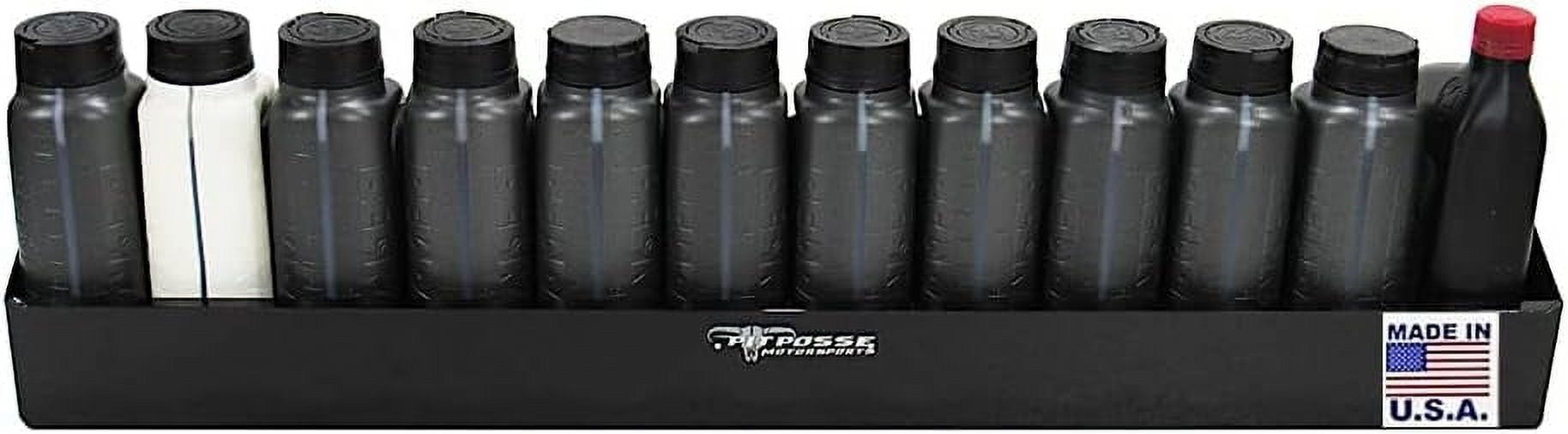 Pit Posse 443 Oil Shelf 12 Quart Bottle Holder Storage Organizer Caddy ...