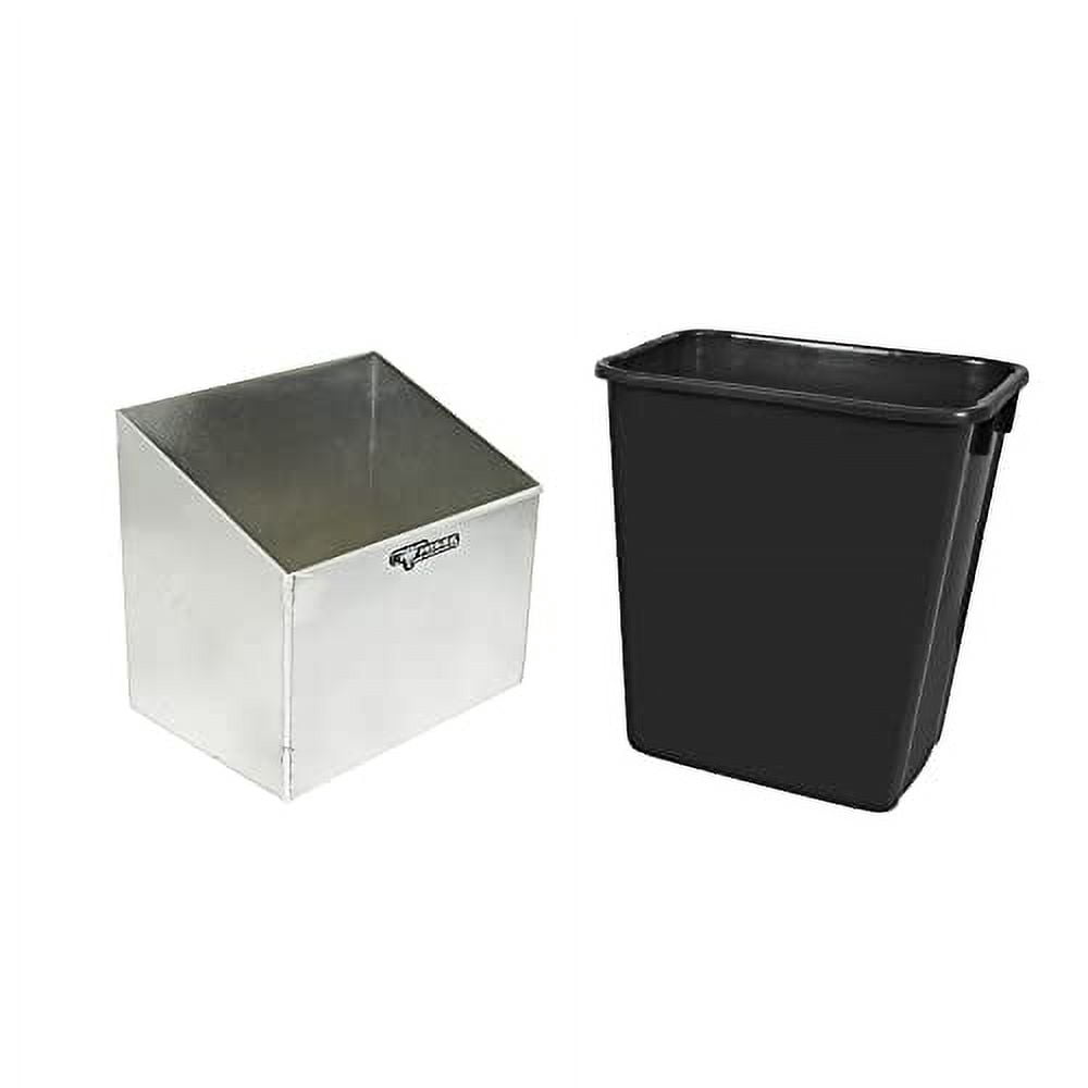Pit Posse 453 Refuse Container Bin Garage Trash Can Holder Organizer ...