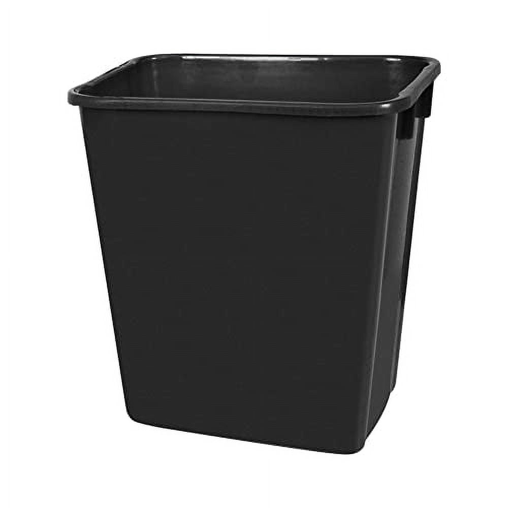 Pit Posse 453BK Refuse Container Bin and Aluminum Trash Can Holder Set ...