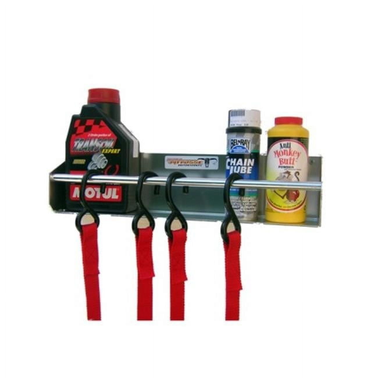 Pit Posse 465 Senior Ratchet Strap Hanger with Shelf, Silver - Walmart.com