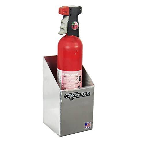 Pit Posse 529 Fire Extinguisher Holder Aluminum Enclosed Race Trailer ...