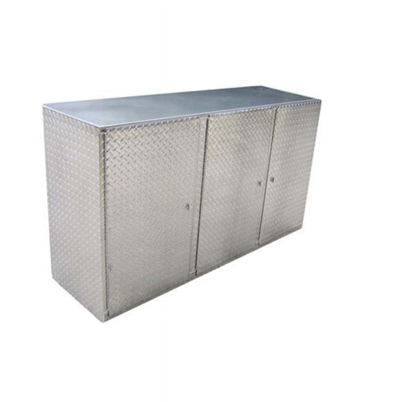 Pit Posse 9016 6 ft. Diamond Plate Base Cabinet, Silver - Walmart.com