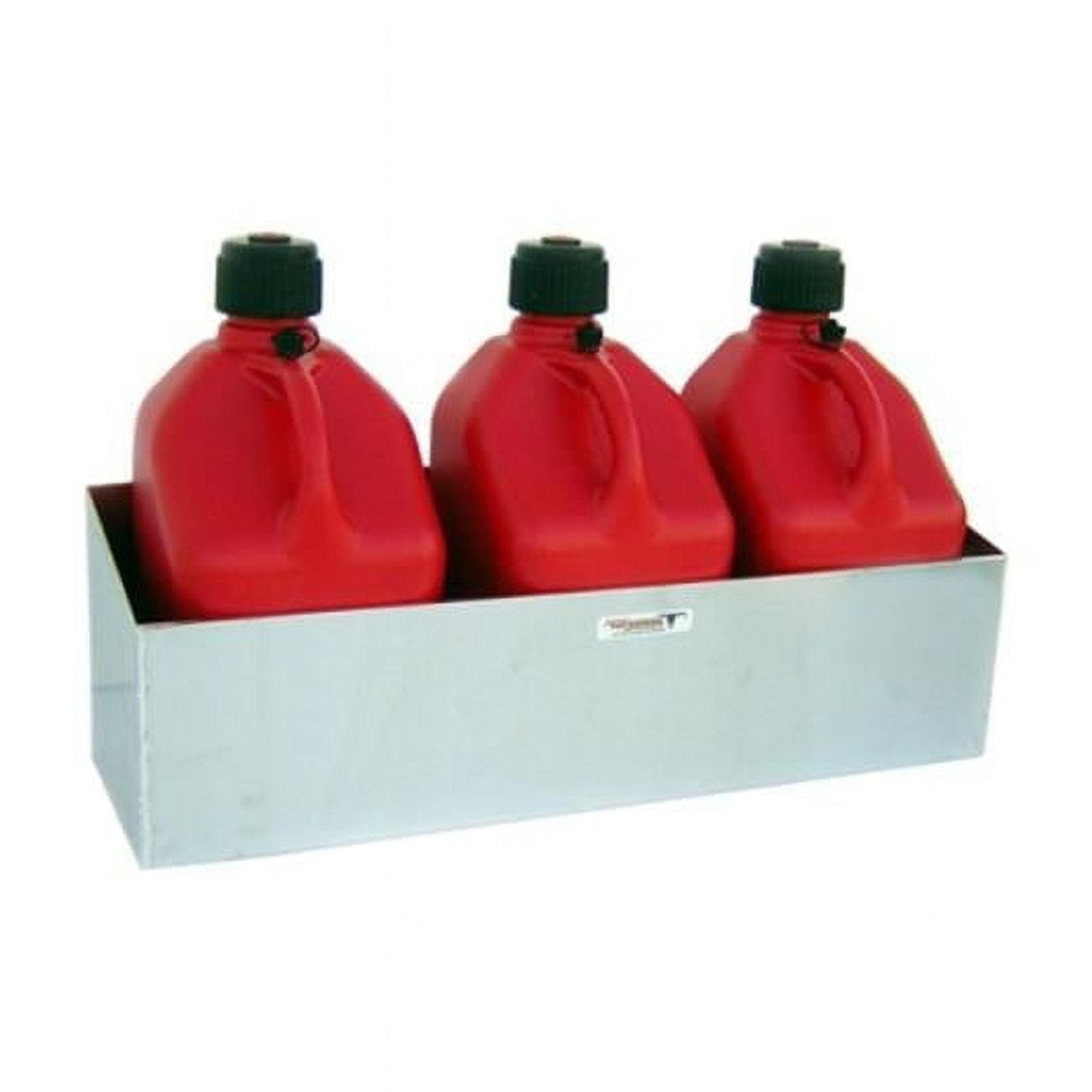 Pit Posse Fuel Jug Rack Triple, Silver - Walmart.com