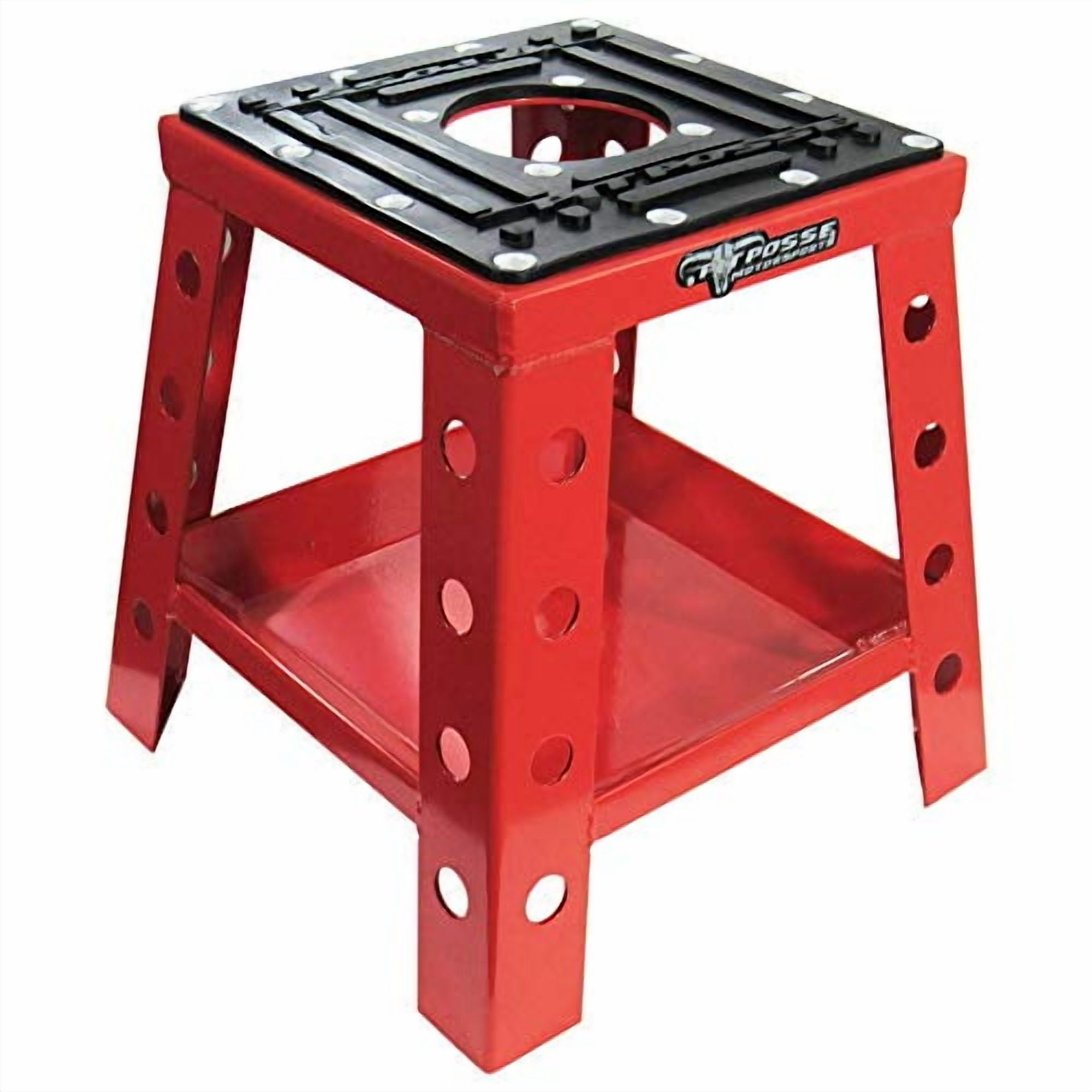Pit Posse Mini Bike Stand (13 inches) (Red) - Walmart.com