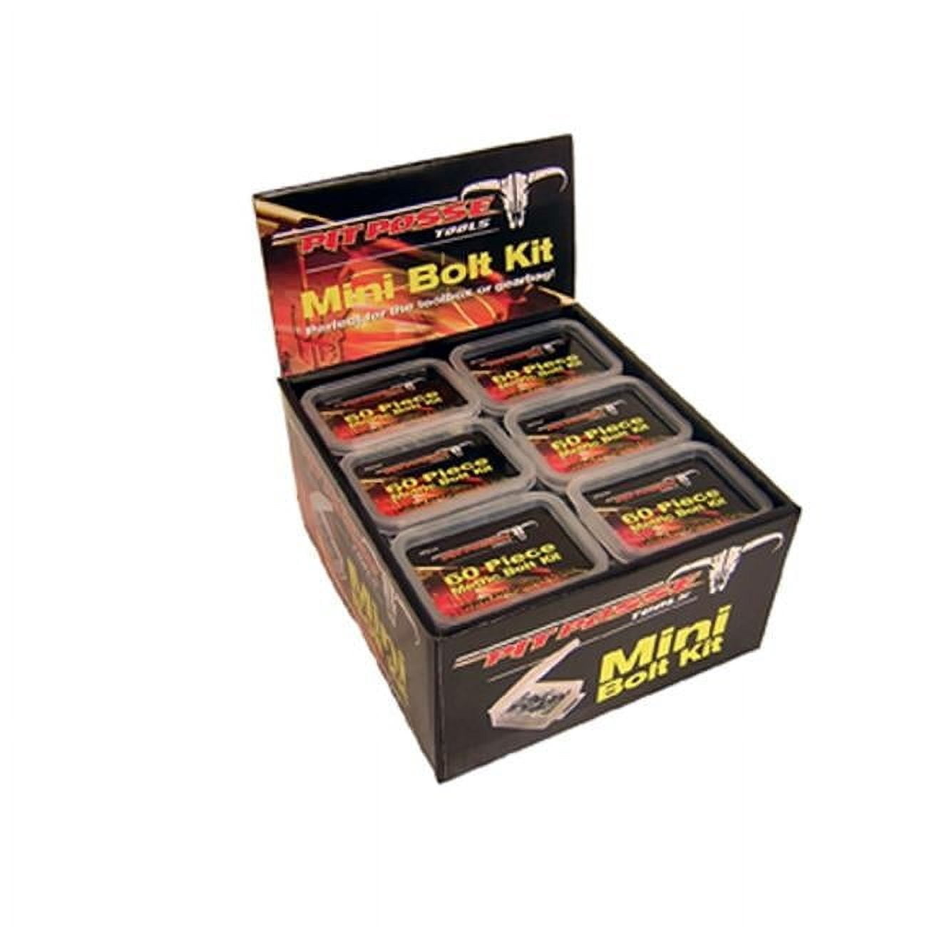 Pit Posse Mini Metric Bolt Kit, 60 Piece - 7 Piece Pop Display ...