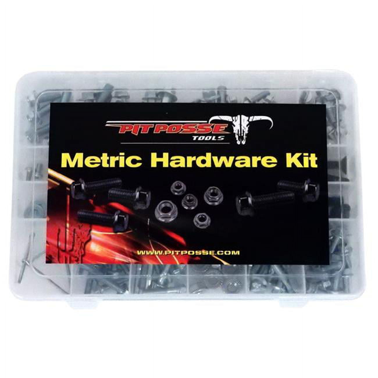 Pit Posse PP2709 Metric Bolt Kit, 185 Piece - Walmart.com