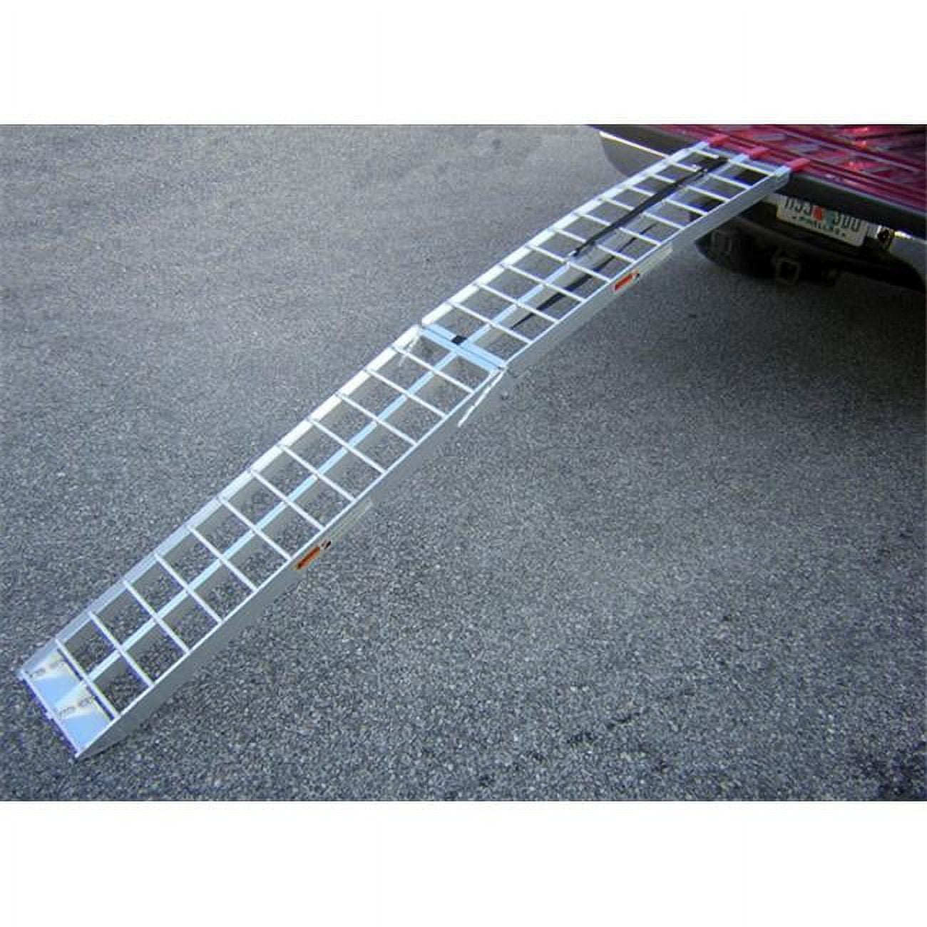 Pit Posse PP2755P 1500 lbs Pair Folding Arched Ramp, 7 ft. 4 in. x 11 ...