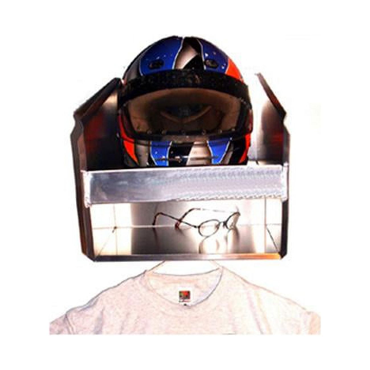 Pit Posse Single Helmet Bay - Black - Walmart.com