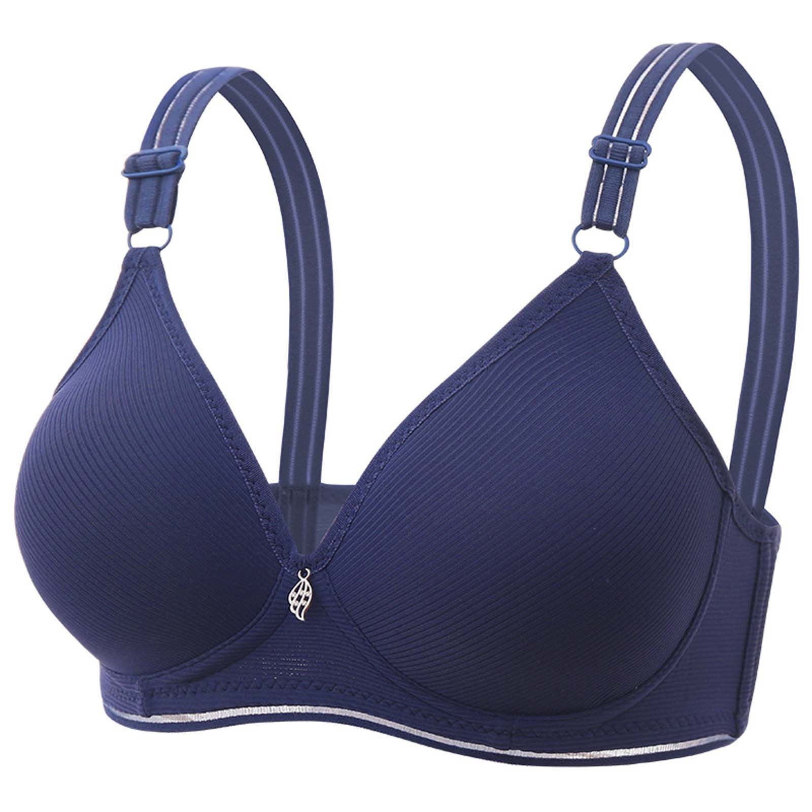 Pitauce Bras for Women No Underwire Push Up Bras Wide Strap Ultra ...