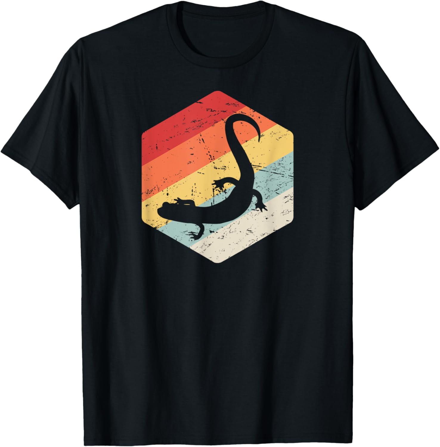Playful Comfort Tee - Retro Tiger Salamander T-Shirt / Pet Salamander ...