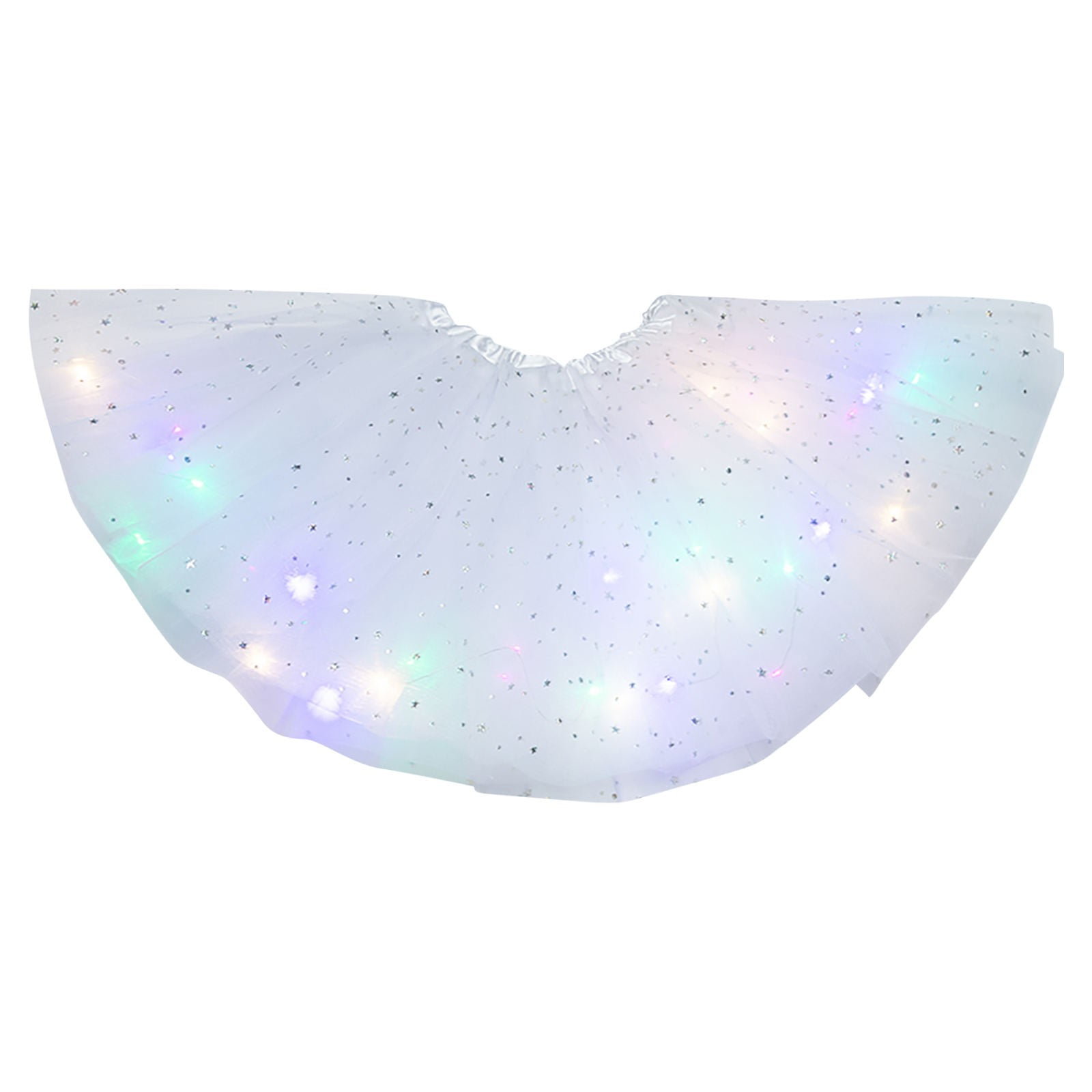 Pitauce LED Tutu Skirt - Sparkly Layered Tulle Tutus for Women Light Up ...