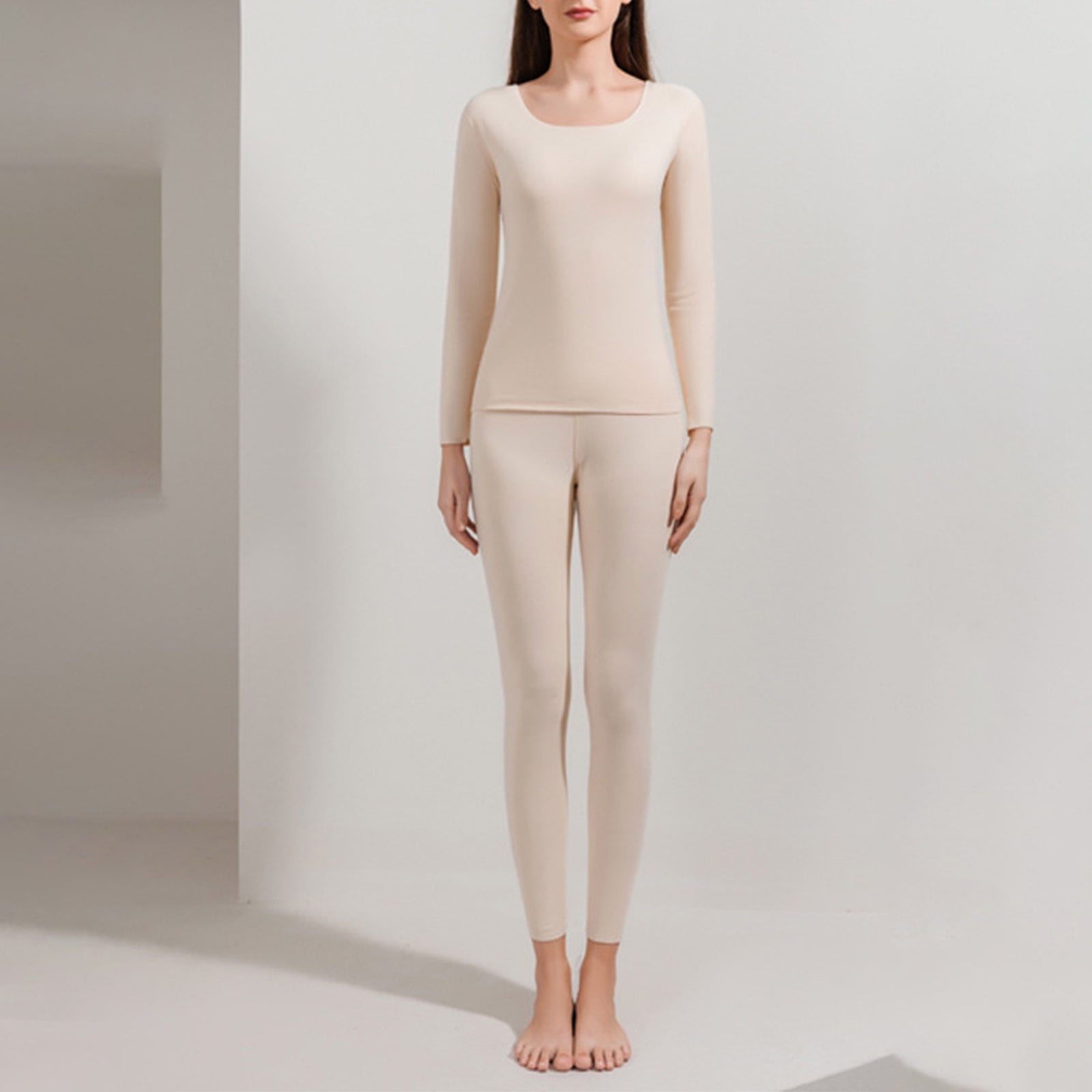 Pitauce Womens Long Johns Thermal Sets Soft Modal Seamless Thermal ...