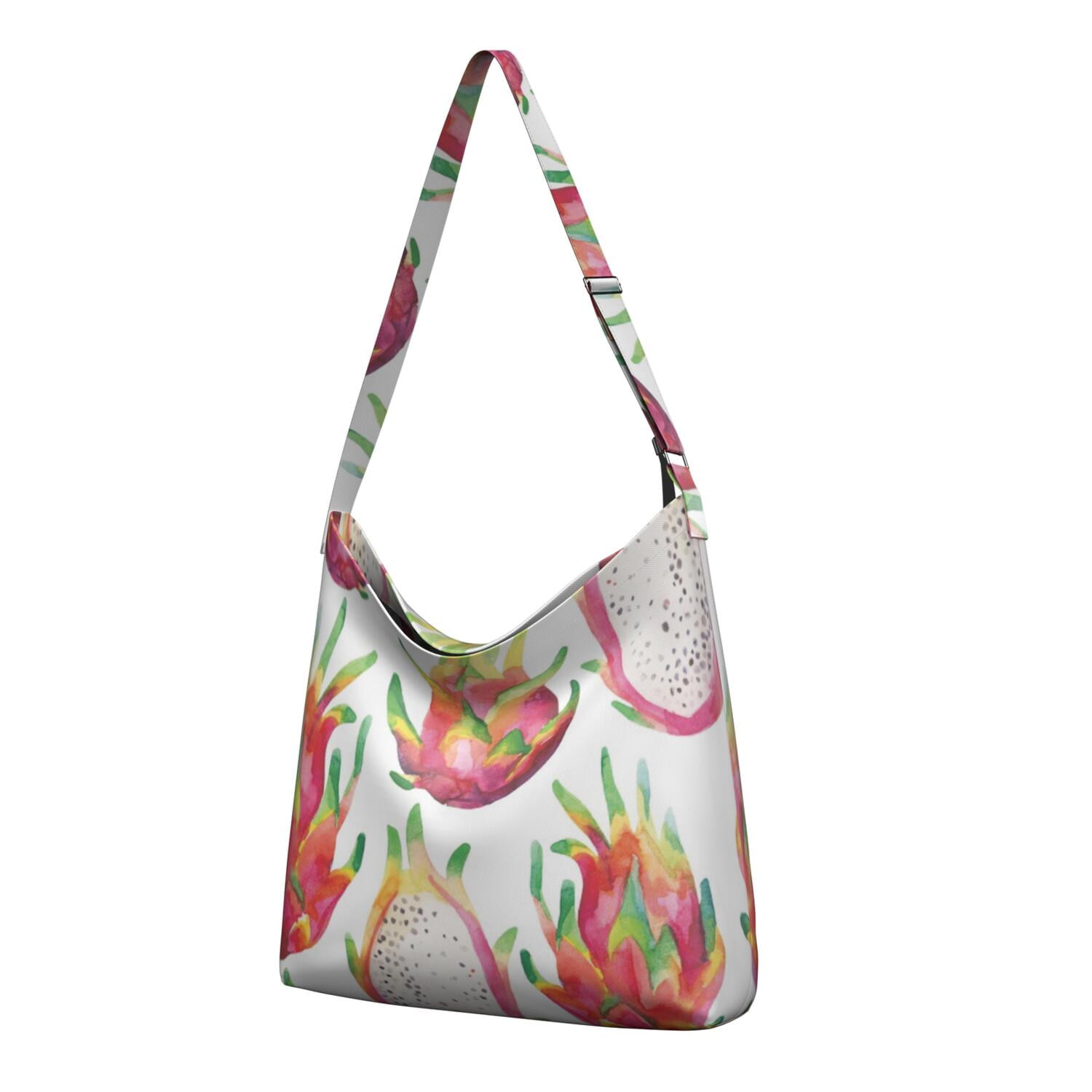 Pitaya Chic Canvas Tote Bag for Women - Extra Large Crossbody Shoulder Bag Purse with Spacious ...