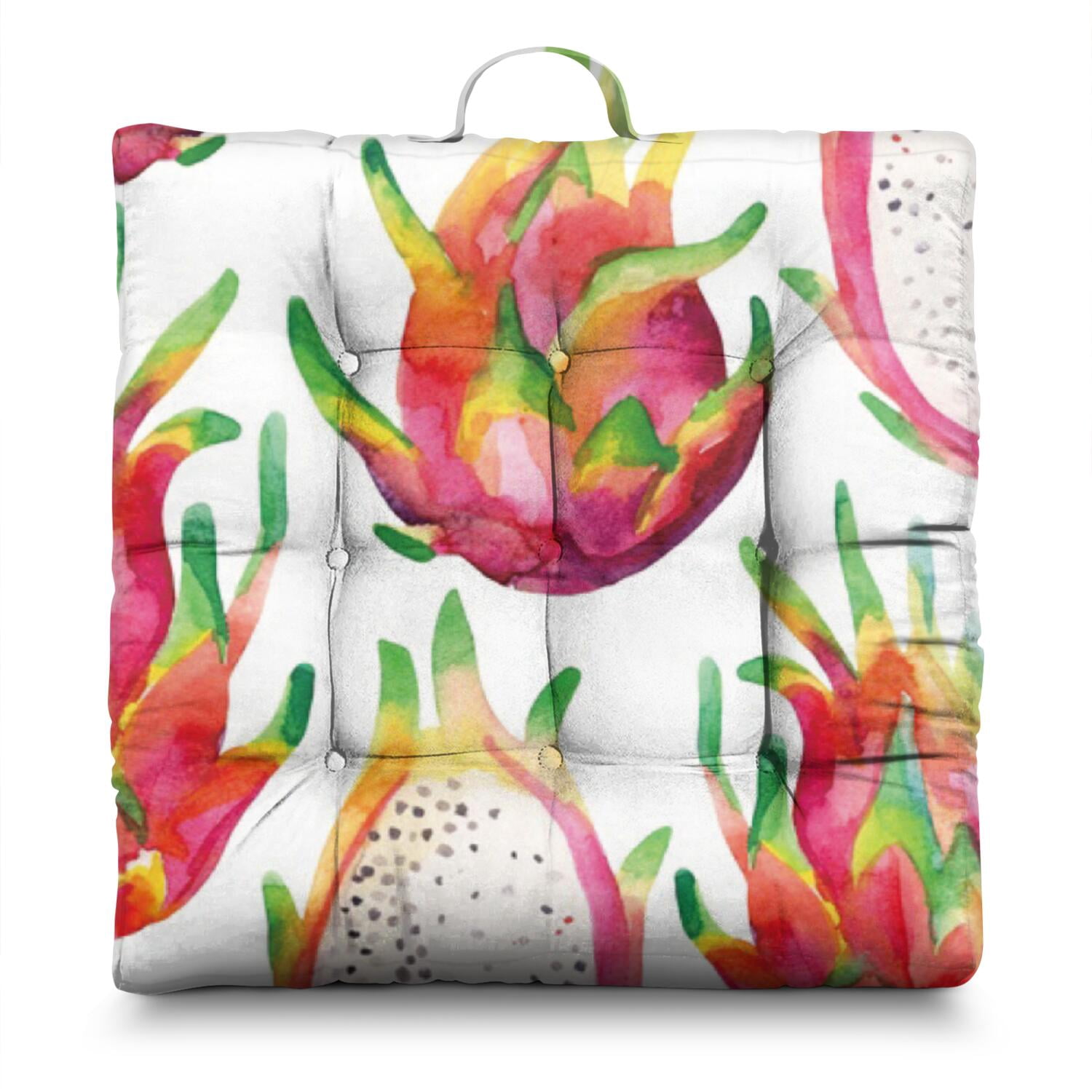 Pitaya Meditation Pillow 22x22 Inch Large Floor Cushion Soft Dutch ...