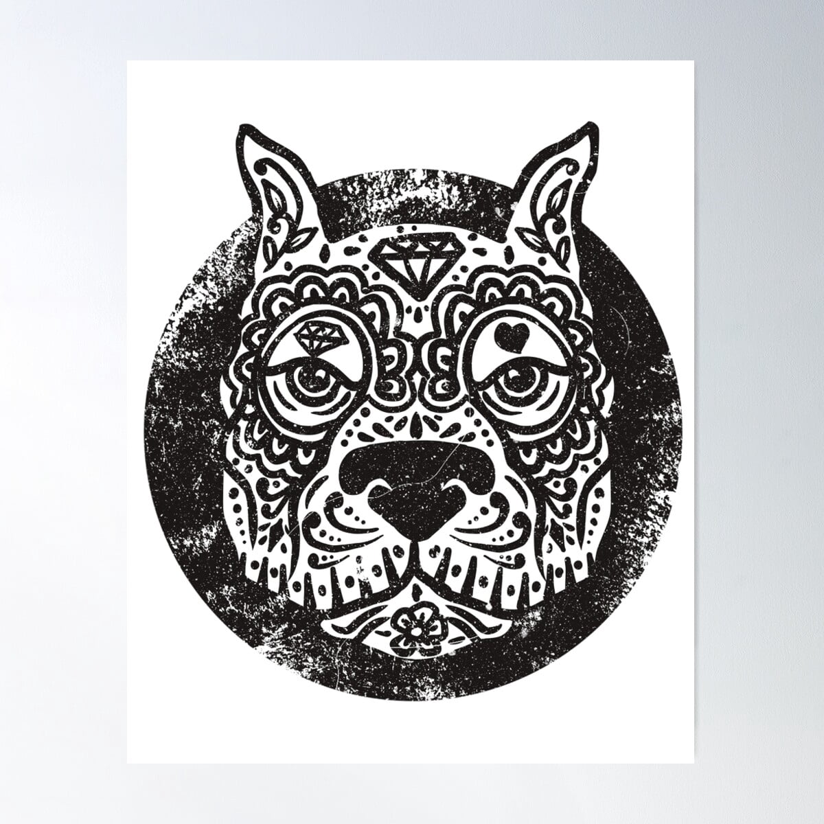 Pitbull Candy Poster, 8x12 UNFRAMED - Walmart.com