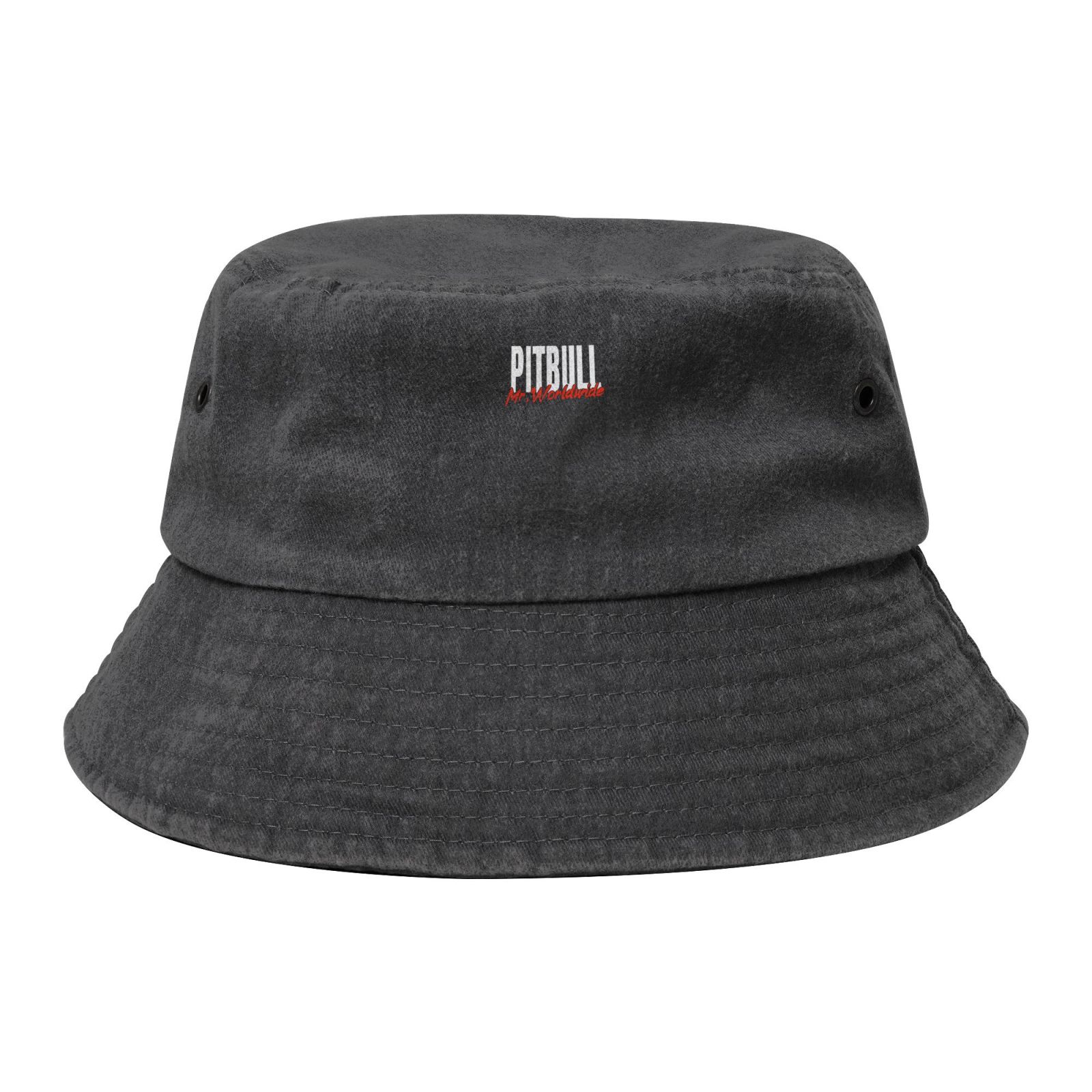 Pitbull Cowboy Denim Fisherman Hat Summer Bucket Hat Trendy Cotton Sun ...