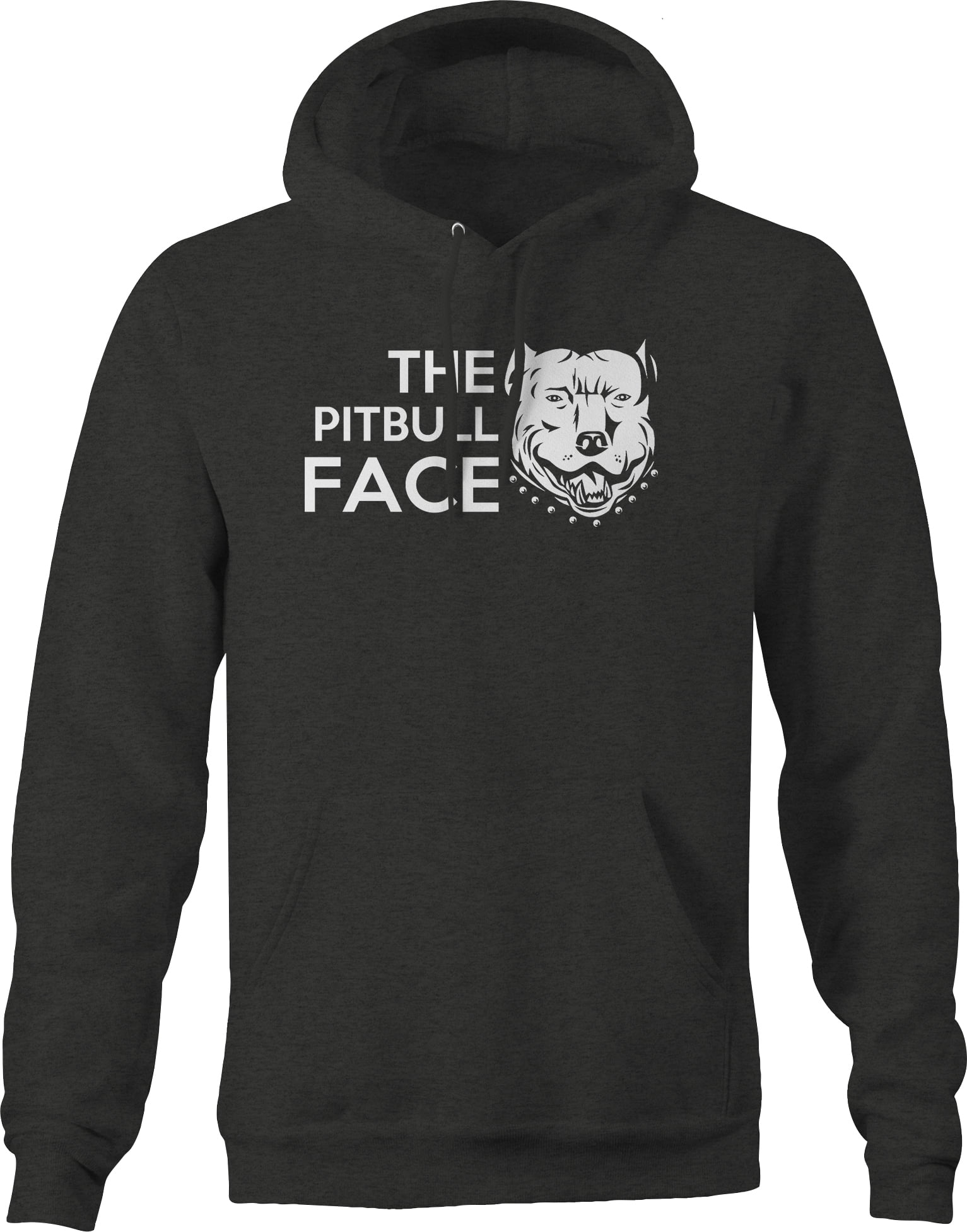 Pitbull Face Bully Breed Dog Pet Lover Sweatshirt for Men Small Dark ...