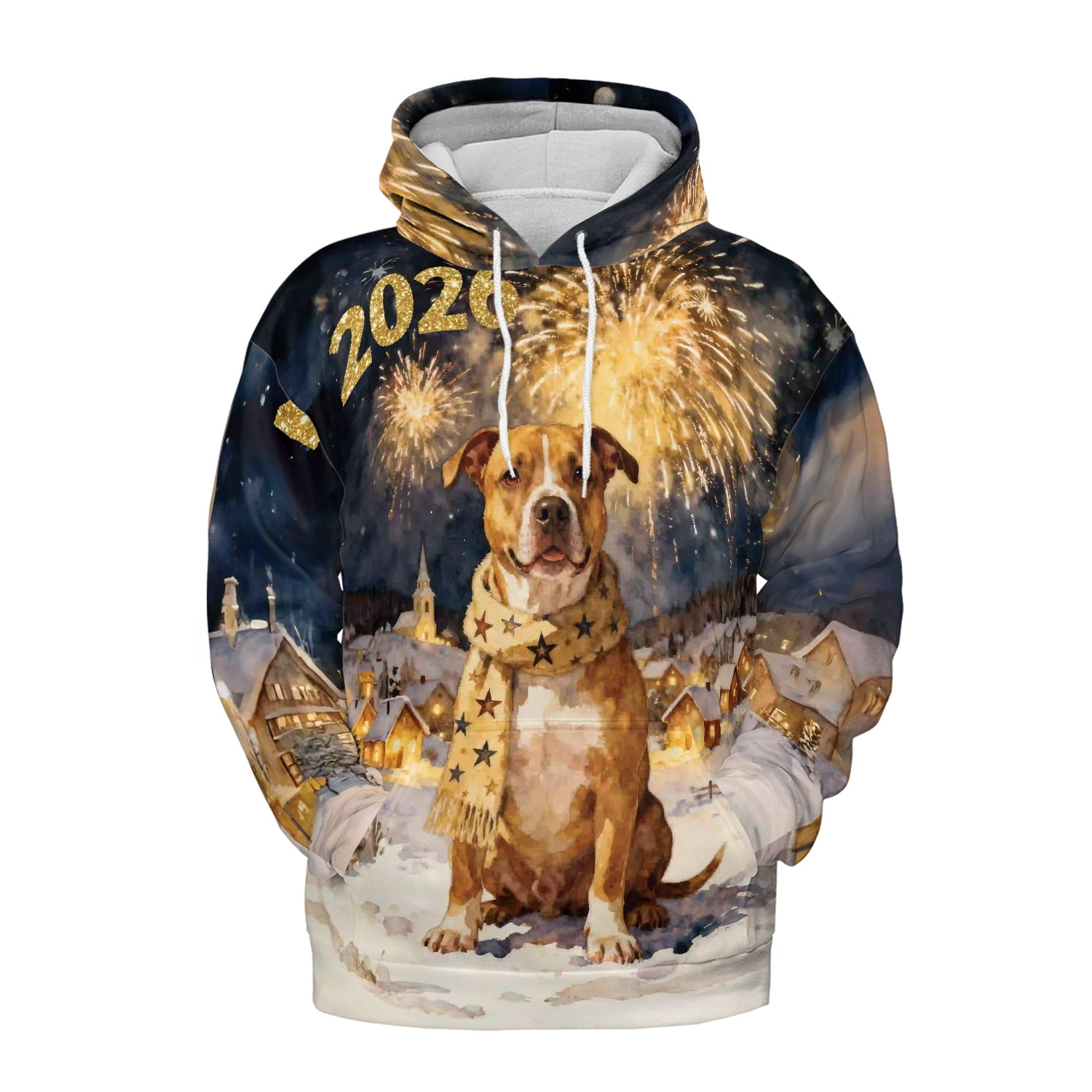 Pitbull Happy New Year 2026 with Fireworks on New Year's Eve All Over ...