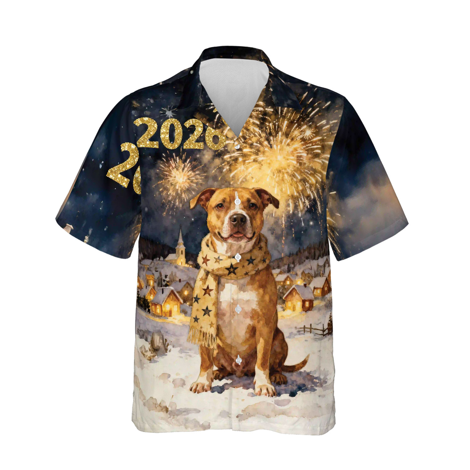 Pitbull Happy New Year 2026 with Fireworks on New Year's Eve Hawaiian ...